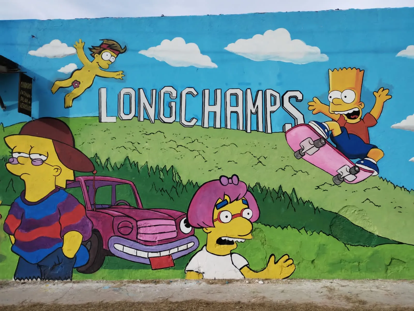 De Springfield a Longchamps: los murales de los Simpsons invaden las ...